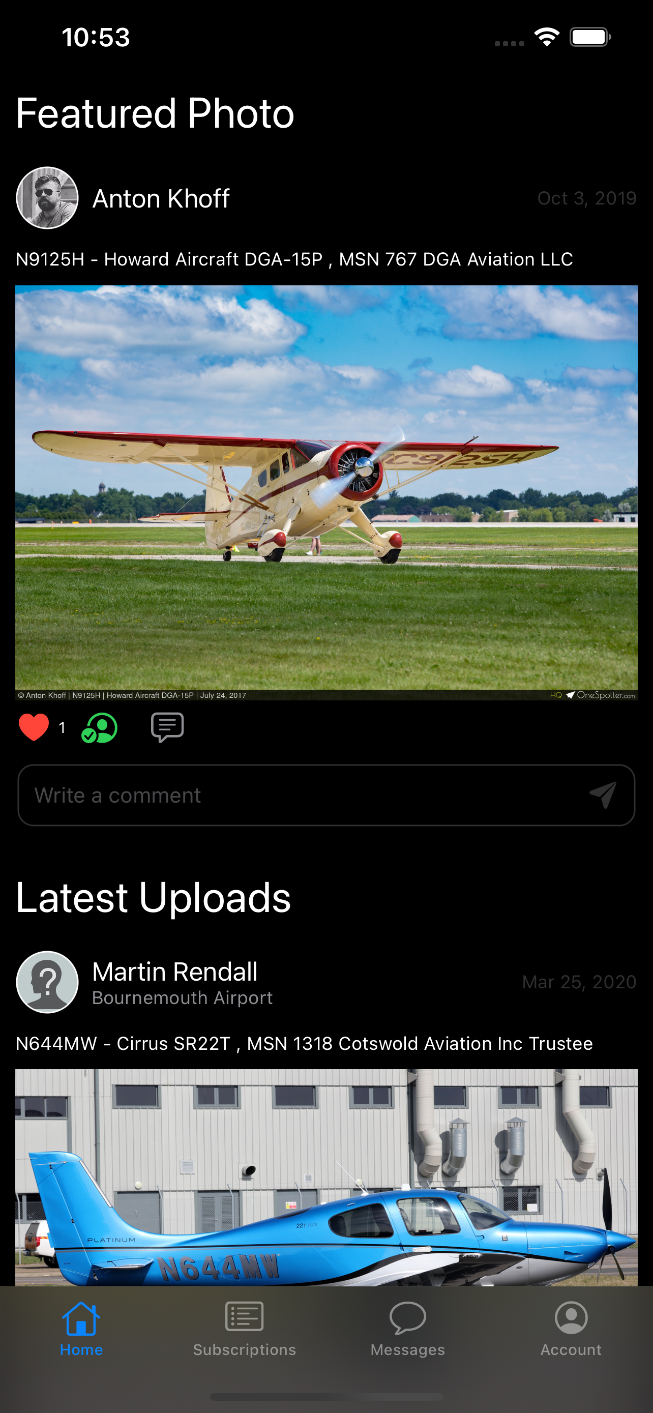 VH-JGH Hawkins Management Pty. Limited Piper PA-32-301, MSN 328206035 ...