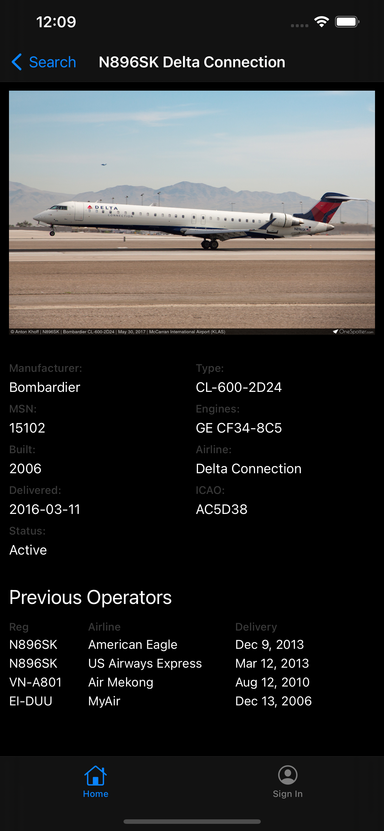 N709PS American Eagle Bombardier CRJ-701ER (CL-600-2C10), MSN 10165 ...